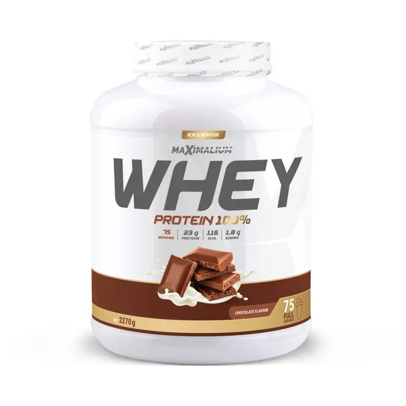 Maximalium Whey Protein, Čokolada, 2270 g