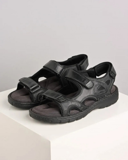 Kožne muške sandale MS38A2422 crne