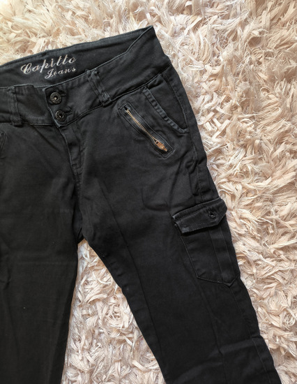 Crne zenske dzeparice / Capitto jeans