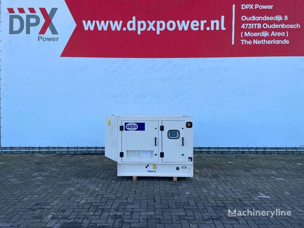 Novi FG Wilson P22-6 - L2 - Perkins - 22 kVA Genset - DPX-16002 diesel generator