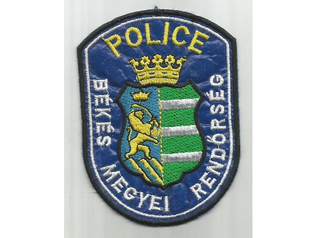 Madjarska Policija prisivak sevron oznaka