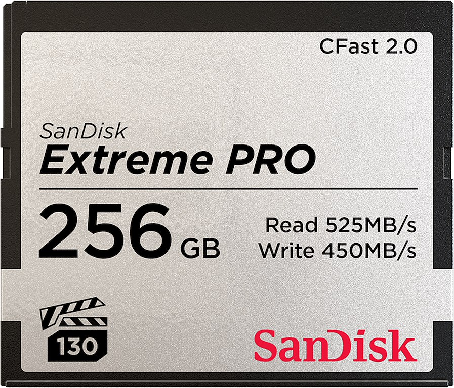 SanDisk Extreme PRO CFast 2.0 256GB 525MB/s (SDCFSP-256G)