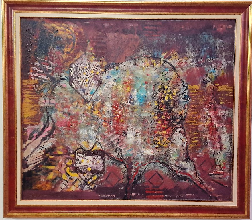 VLADAN MICIC MICKE – ULJE NA PLATNU – 81X71CM KONJ