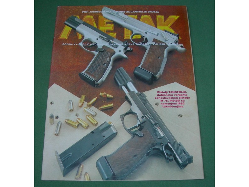 Metak, časopis za ljubitelje oružja br. 30, 1993.