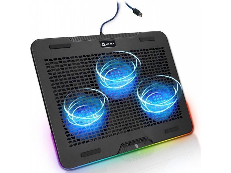 Kuler za laptop RGB KLIM Aurora