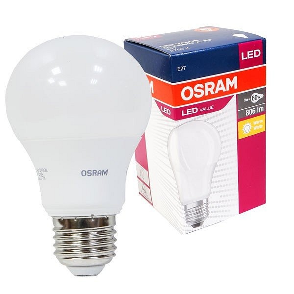 LED SIJALICA E27 8.5W=60W WW 2700K OSRAM