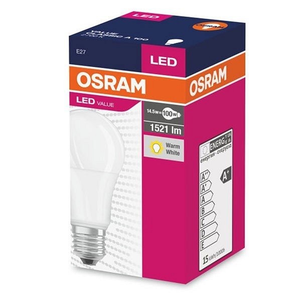 LED SIJALICA E27 13W=100W WW 2700K OSRAM