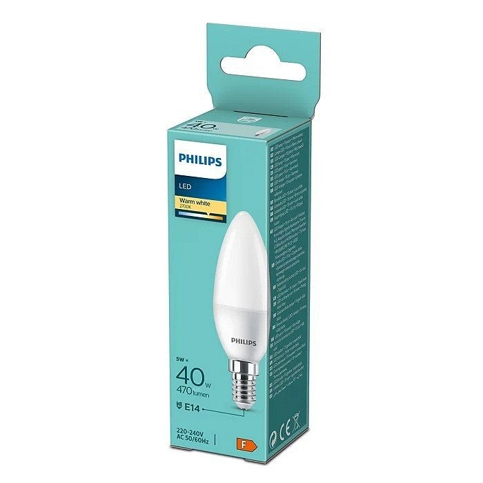 LED SIJALICA E14 GREEN C 4.9W WW TOPLO BELA 2700K PHILIPS