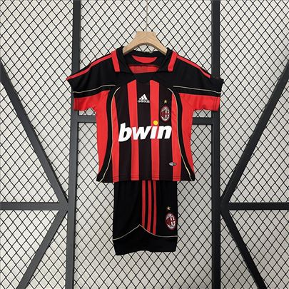 AC Milan 2006/2007 domaci dres deciji komplet