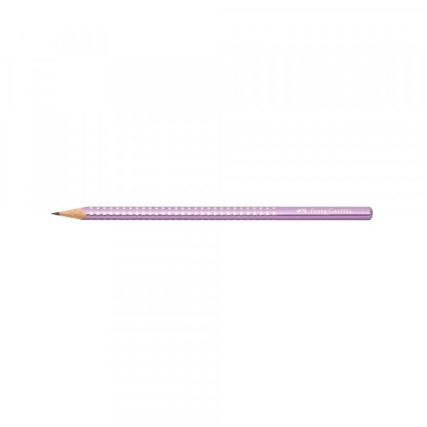 FABER CASTELL Grafitna olovka grip HB sparkle violet metallic