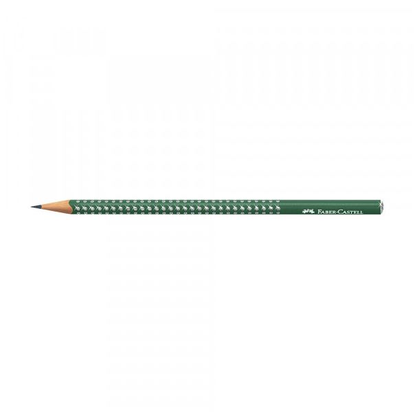 FABER CASTELL Grafitna olovka Grip HB Sparkle forest green