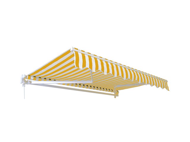 Tenda za zid ili plafon - Stripes 3x2 m žutobela