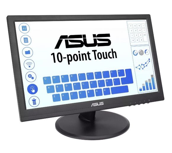Asus - Monitor ASUS VT168HR 15.6"/TN,touch/1366x768/60Hz/5ms GtG/VGA,HDMI/VESA/crna