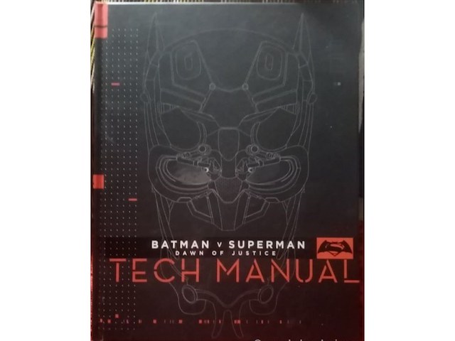 Batman Superman Dawn Of Justice Tech Manual Book NOVO