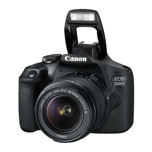 CANON Digitalni fotoaparat EOS 2000D + objektiv EFS18-55 DC III