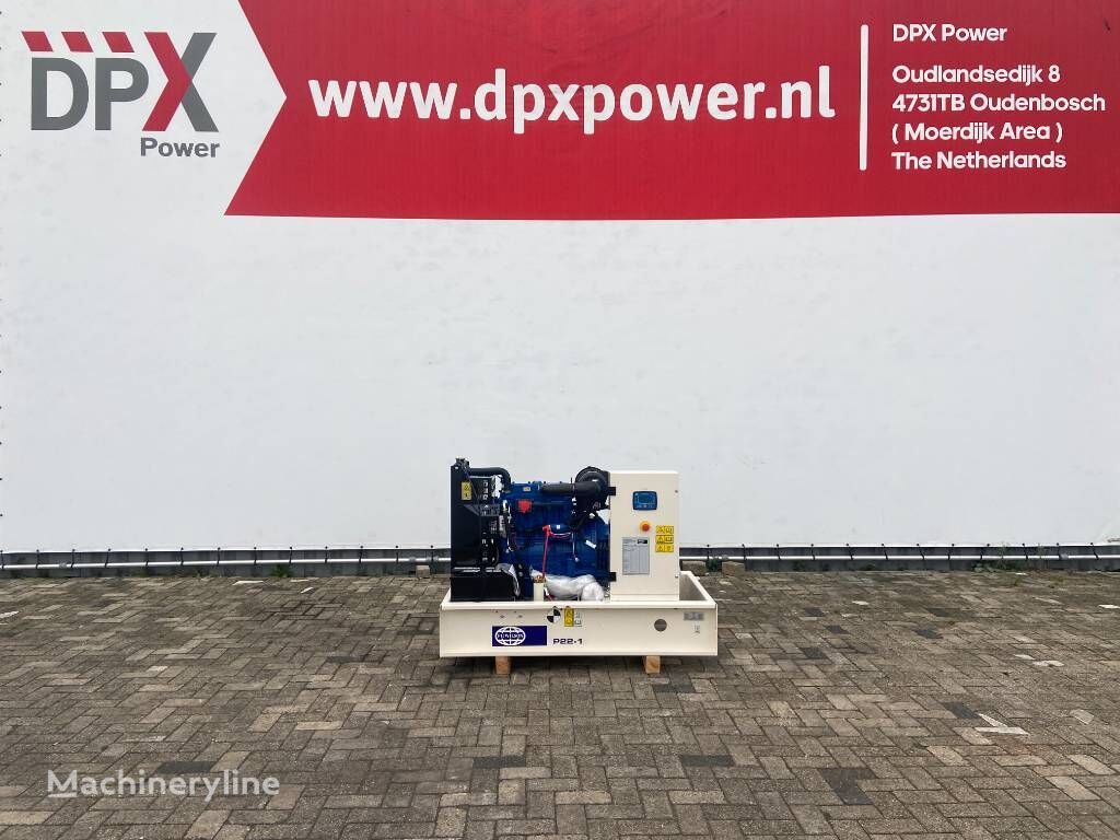 Novi FG Wilson P22-1 - 22 kVA Open Genset - DPX-16002-O diesel generator