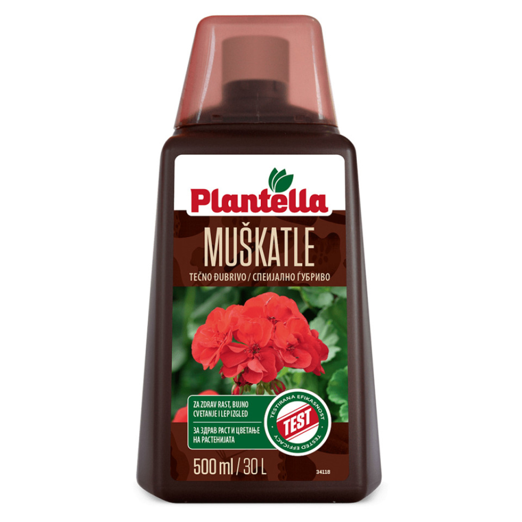 Plantella 500ml - specijalna prihrana za muškatle