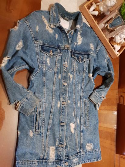 Zara duza cepkana jakna s/m