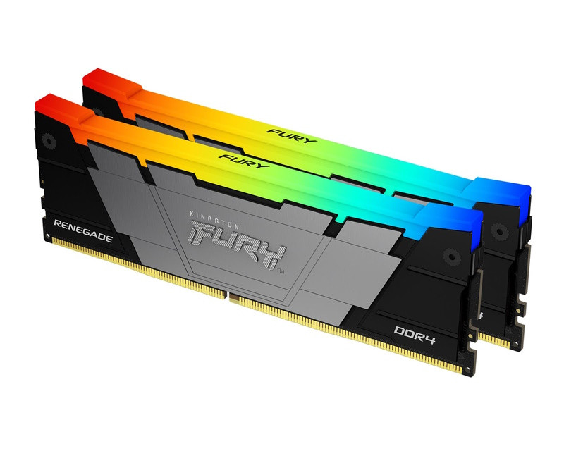 KINGSTON - DIMM DDR4 16GB (2x8GB kit) 4600MT/s KF446C19RB2AK2/16 Fury Renegade RGB Black XMP