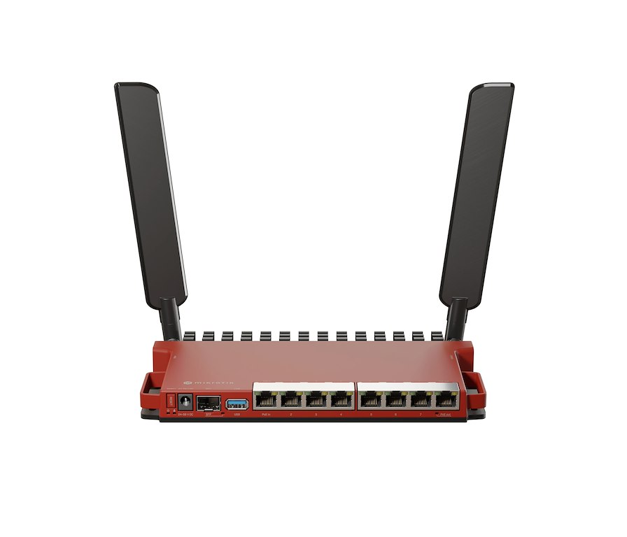 Mikrotik (L009UiGS-2HaxD-IN) Gigabit Wi-Fi 6 ruter crveni