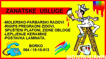 molersko-gipsarski i keramicarski radovi