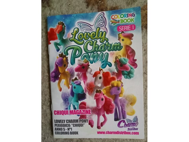 Lovely Charm Pony coloring book
