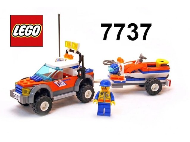 LEGO City - 7737 Coast Guard 4WD &; Jet Scooter