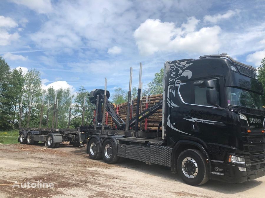 Scania S650 kamion za prevoz drva