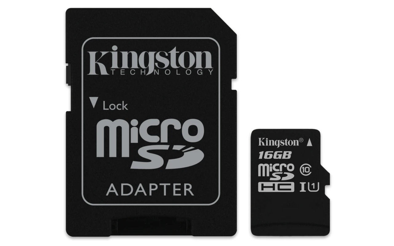 Kingston MicroSD (SDCS/16GB) 16Gb Canvas select class 10+adapter memorijska kartica