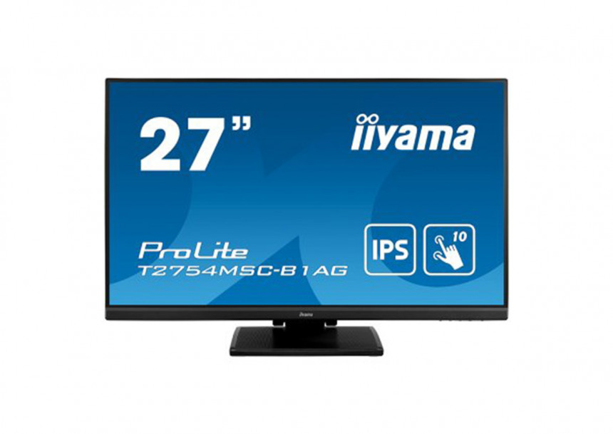 Monitor IIYAMA 27" T2754MSC-B1AG PCAP 10P Touch - 1920x1080, IPS, 60 Hz 4 ms, HDMI VGA