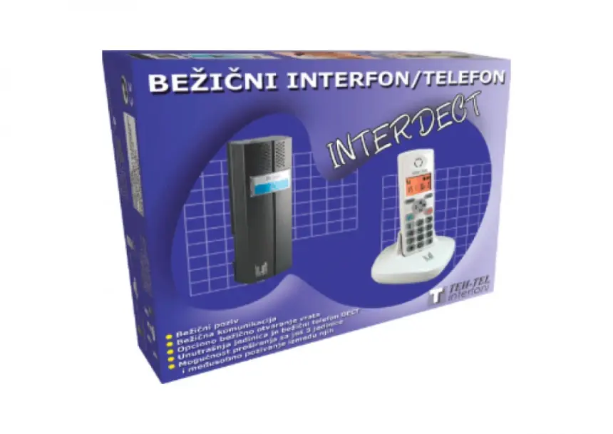 Teh-tel Be&#382;i&#269;ni interfon sa telefonom INTERDECT (CL-3622)