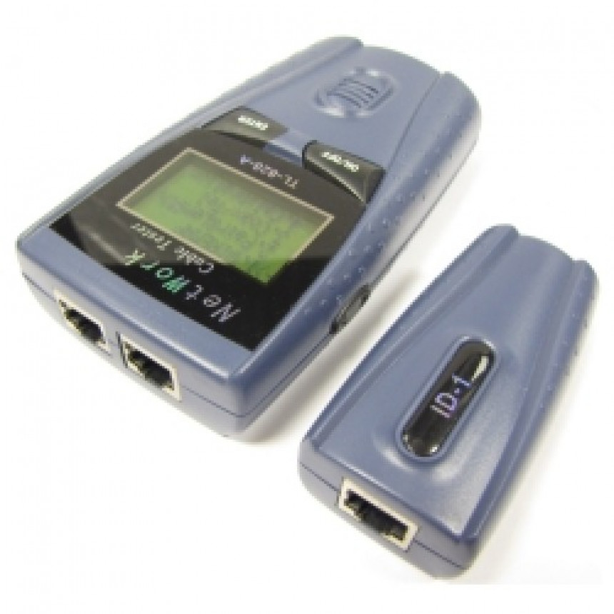 Line UniTester Advance sa displejem – UTP, STP, telefonski, coax – meri dužinu kabla, locira prekid & kratki spoj