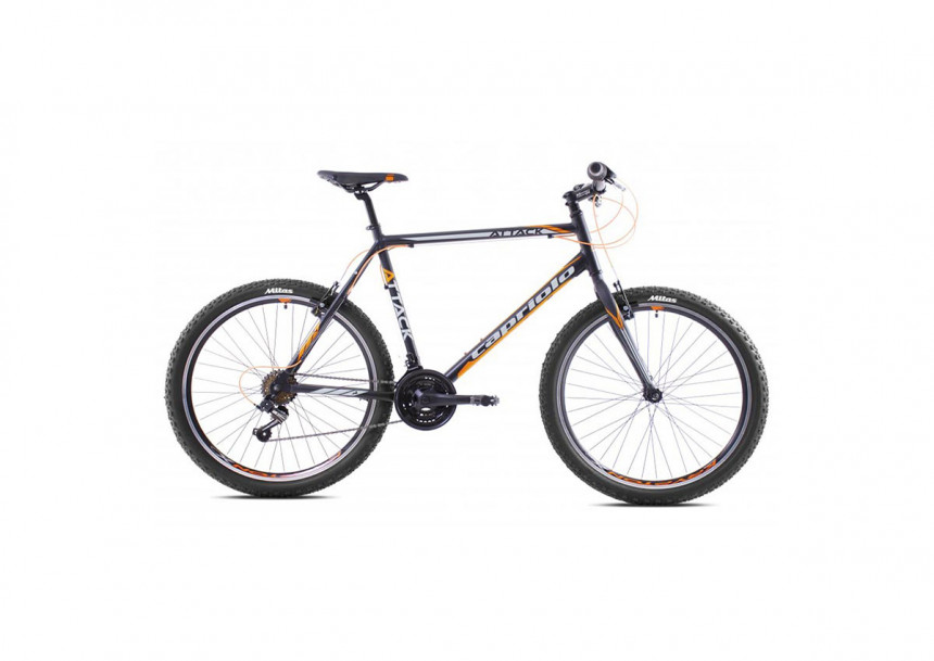Bicikl Capriolo MTB ATTACK M26" 18AL Crno-oranž (919560-20)