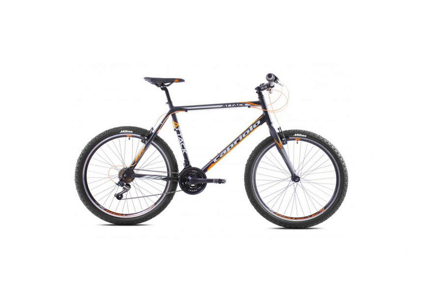 Bicikl Capriolo MTB ATTACK M26" 18AL Crno-oranž (919560-22)
