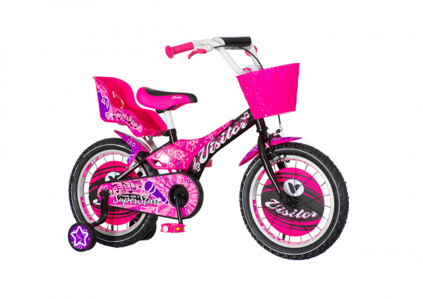 Dečiji bicikl STA160 Super star Visitor 16" Ljubičasta 2020