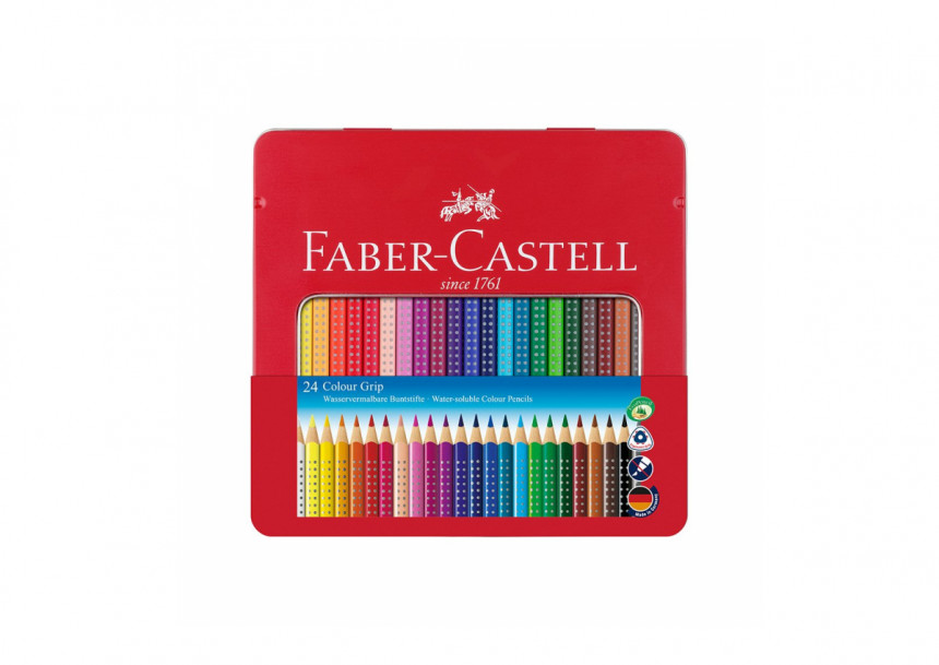 Drvene bojice Faber Castell GRIP metal 1/24 112423
