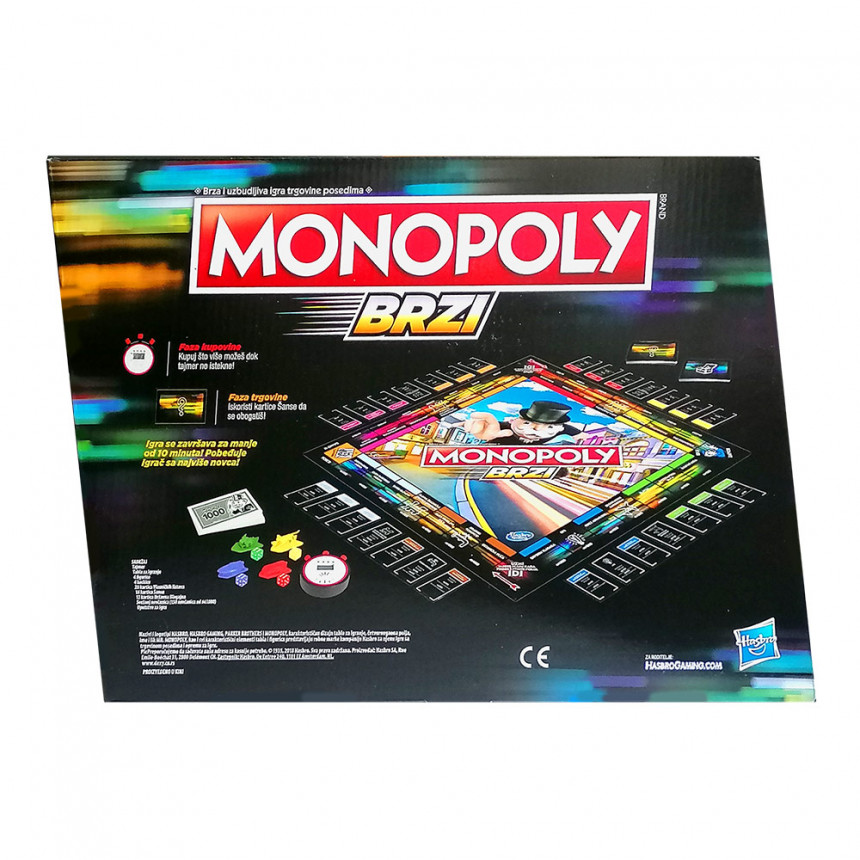 Hasbro Brzi Monopol