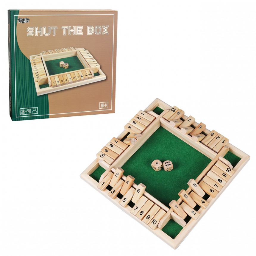 Wooden shut the box(4 PLAYER) 05-135000