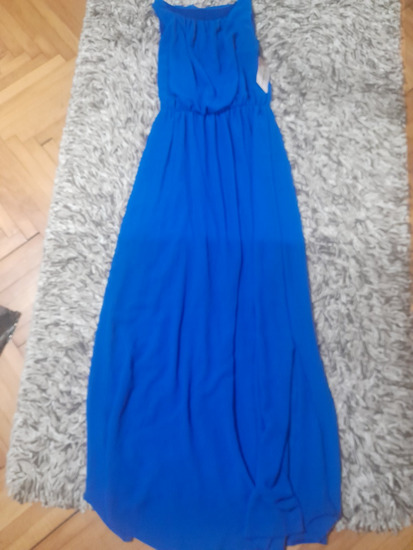 Dugacka plava letnja haljina