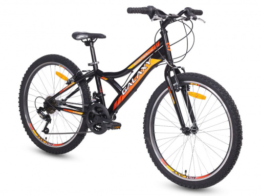 Bicikl CASPER 240 24"/18 crna/narandžasta/crvena