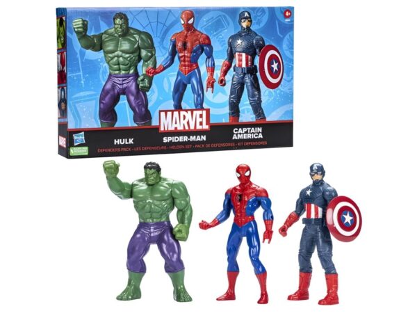 Marvel set – Hulk, Spiderman i Kapetan Amerika