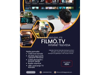 IPTV Servis - Internet Televizija FILMO TV - AKCIJA
