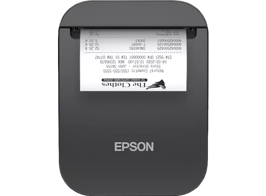 Epson TM-P80II (131): Mobile Receipt, Autocutter, Wi-Fi, USB-C, Black, WE/CEE