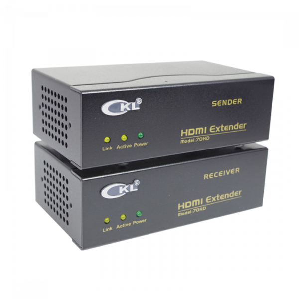 HDMI na UTP extender do 70m preko kat. 5e kabla, FullHD 1080p, 3D i 4Kx2K, HDCP compliant CKL-70HD