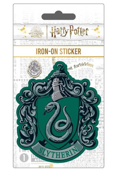 Aplikacija za garderobu - Harry Potter, Colourful Crest, Slytherin, Iron-On
