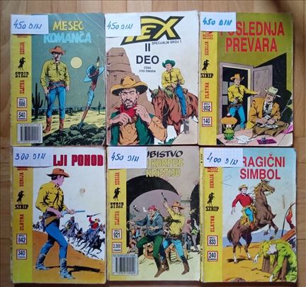 Prodajem stripove Texa iz stare ZS edicije