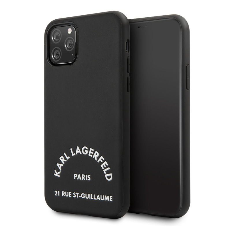 Torbica Karl Lagerfeld PU Leather ST Guillame za iPhone 11 Pro Max 6.5 crna (KLHCN65NYBK)