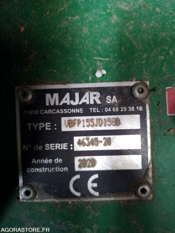 Prodaje se Majar VBFP155JD1580 traktorski malčer na aukciji