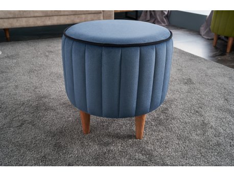 Atelier del Sofa Tabure Lindy Puf Blue
