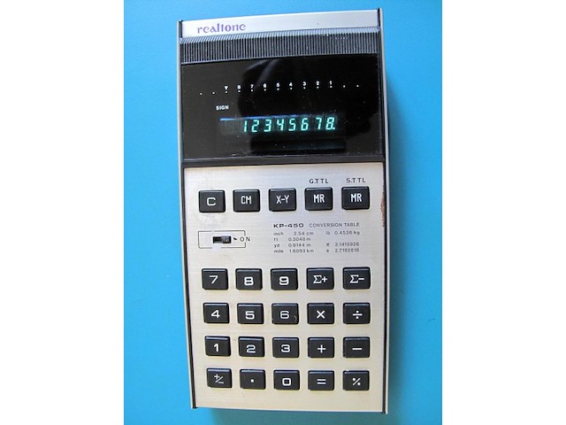 REALTONE KP-450 - stari kalkulator iz 1975.godine